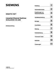 Siemens SCALANCE XC224 Handbücher | ManualsLib