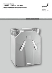 Zehnder ComfoAir 550 Handbücher | ManualsLib