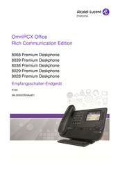 Alcatel-lucent 8038 Premium Deskphone Handbücher | ManualsLib