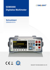 Siglent SDM3000 Handbücher | ManualsLib