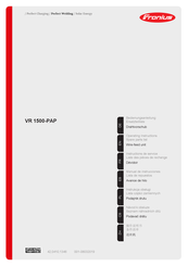Fronius VR 1500-PAP Handbücher | ManualsLib