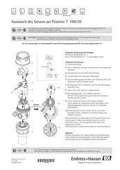 Endress+hauser Prosonic T FMU30 Handbücher | ManualsLib