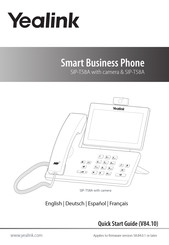 Yealink T54W Handbücher | ManualsLib