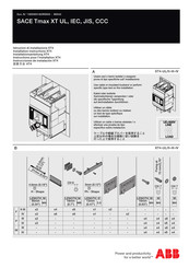 Abb SACE Tmax XT4 Handbücher | ManualsLib