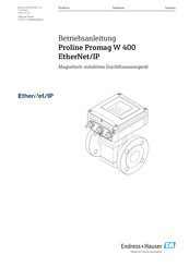 Endress+hauser Proline Promag W 400 Handbücher | ManualsLib
