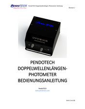 Pendotech UV-VIS-NIR Handbücher | ManualsLib