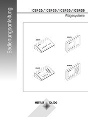 Mettler toledo ICS429 Handbücher | ManualsLib