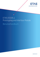 Etas ES592.1 Handbücher | ManualsLib