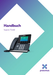 Yealink T54W Handbücher | ManualsLib