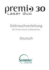 Sedatelec Premio 30 laser duo Handbücher | ManualsLib