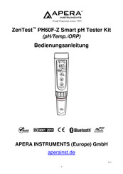 Apera instruments ZenTest PH60F-Z Smart pH Tester Kit Handbücher ...