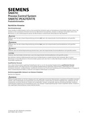 Siemens SIMATIC IPC477E PRO Handbücher | ManualsLib
