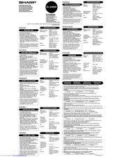 Sharp ELSI MATE EL-240SA Handbücher | ManualsLib