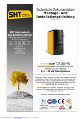 Sht thermodual TDA 40 Handbücher | ManualsLib