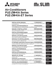 Mitsubishi electric Mr. SLIM PUZ-ZM KA-ET-Serie Handbücher | ManualsLib