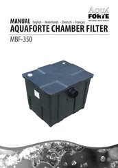 Aqua forte MBF-350 Handbücher | ManualsLib