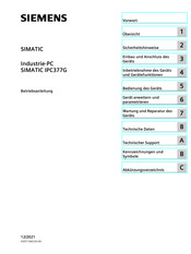 Siemens SIMATIC IPC377G Handbücher | ManualsLib