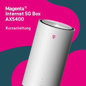 Magenta Internet 5G Box AX5400 Handbücher | ManualsLib