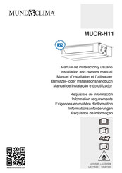 Mundoclima MUCR-H11 Handbücher | ManualsLib
