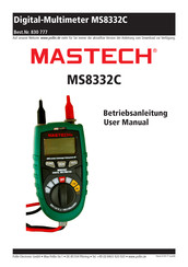 Mastech MS8332C Handbücher | ManualsLib
