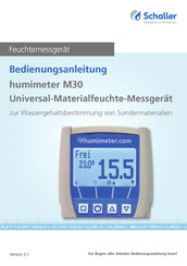 Schaller humimeter M30 Handbücher | ManualsLib