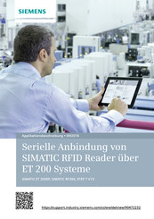 Siemens SIMATIC RF300 Handbücher | ManualsLib