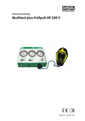 Msa Multitest plus Prufpult HP 230 V Handbücher | ManualsLib