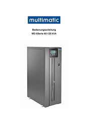 Multimatic MD-X 125 Serie Handbücher | ManualsLib