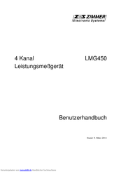 Zes zimmer LMG450 Handbücher | ManualsLib