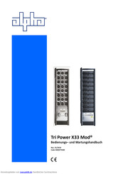 Alpha Tri Power X33 Mod 20 Handbücher | ManualsLib