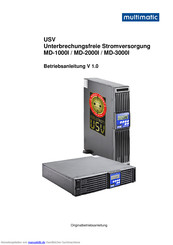 Multimatic MD-3000I Handbücher | ManualsLib