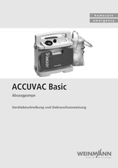 Weinmann ACCUVAC Basic Handbücher | ManualsLib