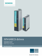 Siemens SINAMICS DCP Handbücher | ManualsLib