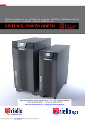 Riello Sentinel Power Green SPH10 Handbücher | ManualsLib