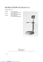 Biodex medical systems BALANCE SYSTEM SD Handbücher | ManualsLib