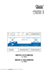 Oase WECS II 1024 DMX/02 Handbücher | ManualsLib