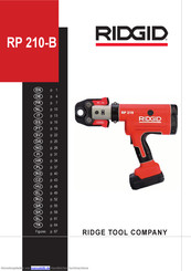 Ridgid RP 210-B Handbücher | ManualsLib